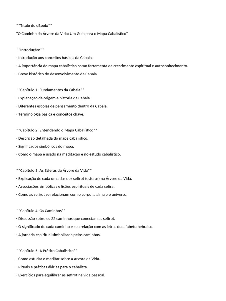 Ebook Mapa Cabalistico | PDF | Cabala