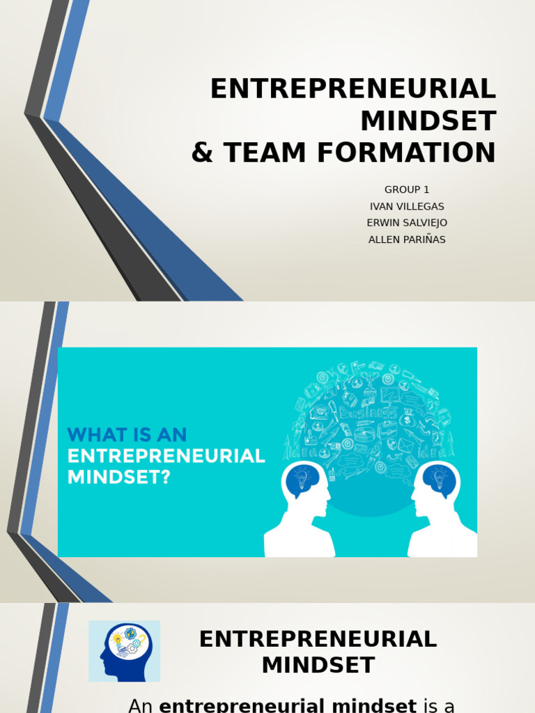 group-1-techno | PDF | Mindset | Entrepreneurship
