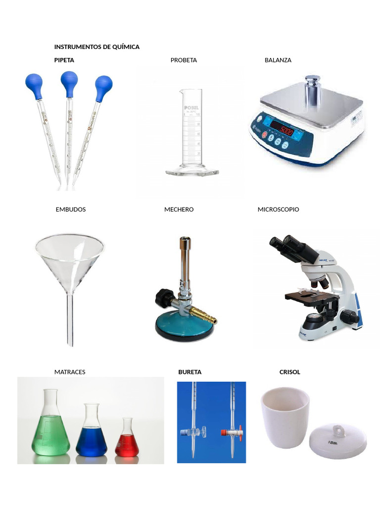 Instrumentos de Química | PDF