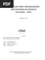 Manual ONA 2022-2025 - Seção 02 | PDF