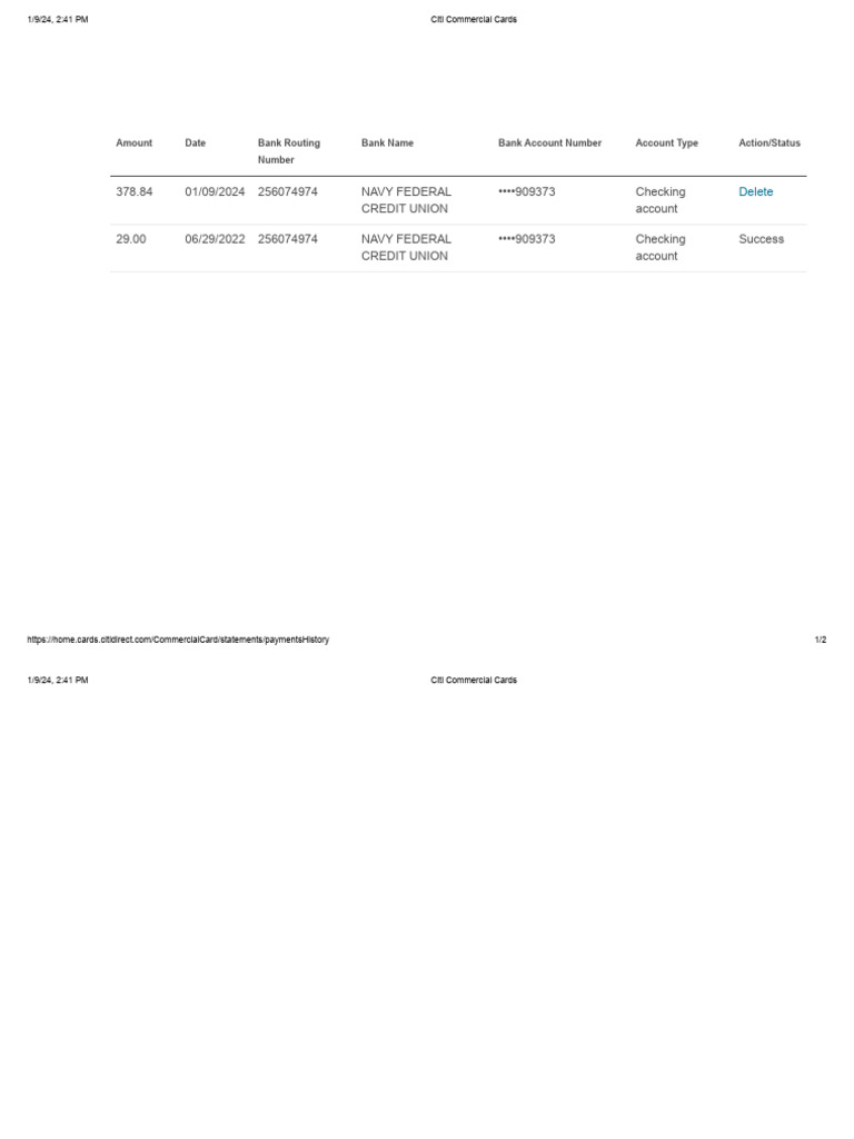 Citi Commercial Cards | PDF