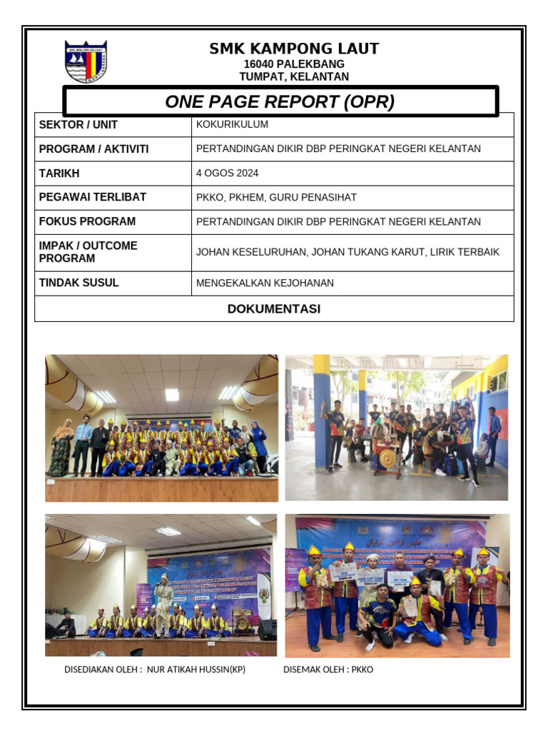 Opr Dikir DBP | PDF