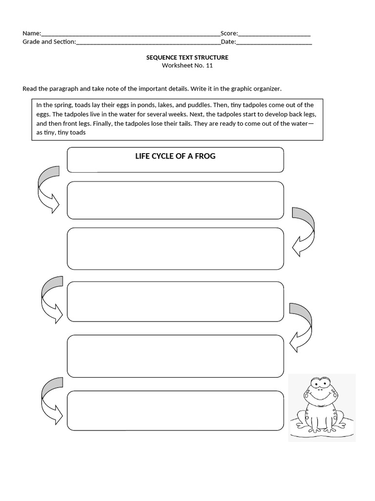 Text Structure-Sequence | PDF