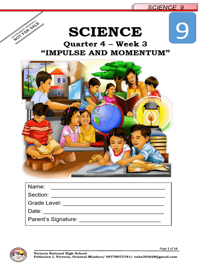 Q4-MODULE-2-WEEK-3-4 | PDF | Momentum | Force