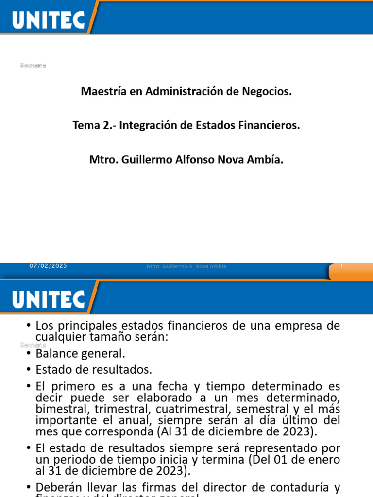 Apoyo Semana 2 Bases Contables y Financieras Enero. 2025 | PDF | Estado ...