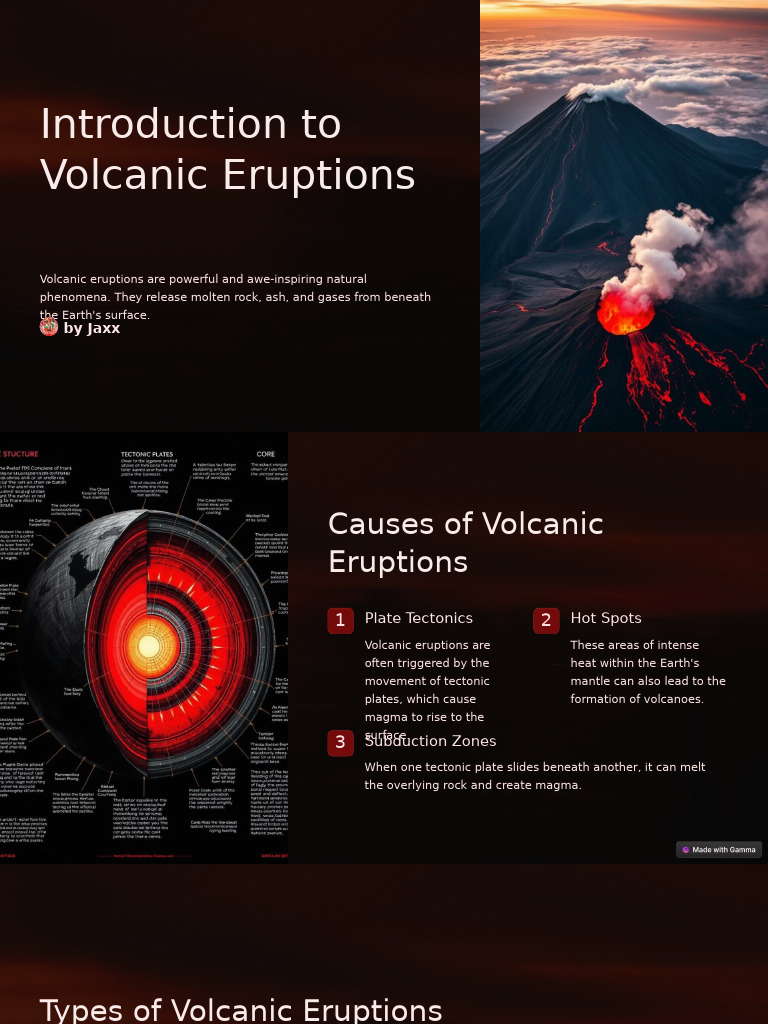 Introduction To Volcanic Eruptions | PDF | Types Of Volcanic Eruptions ...