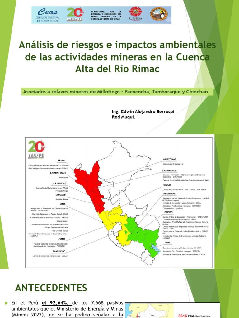 Conservacion de La Cuenca Del Rio RIMAC | PDF