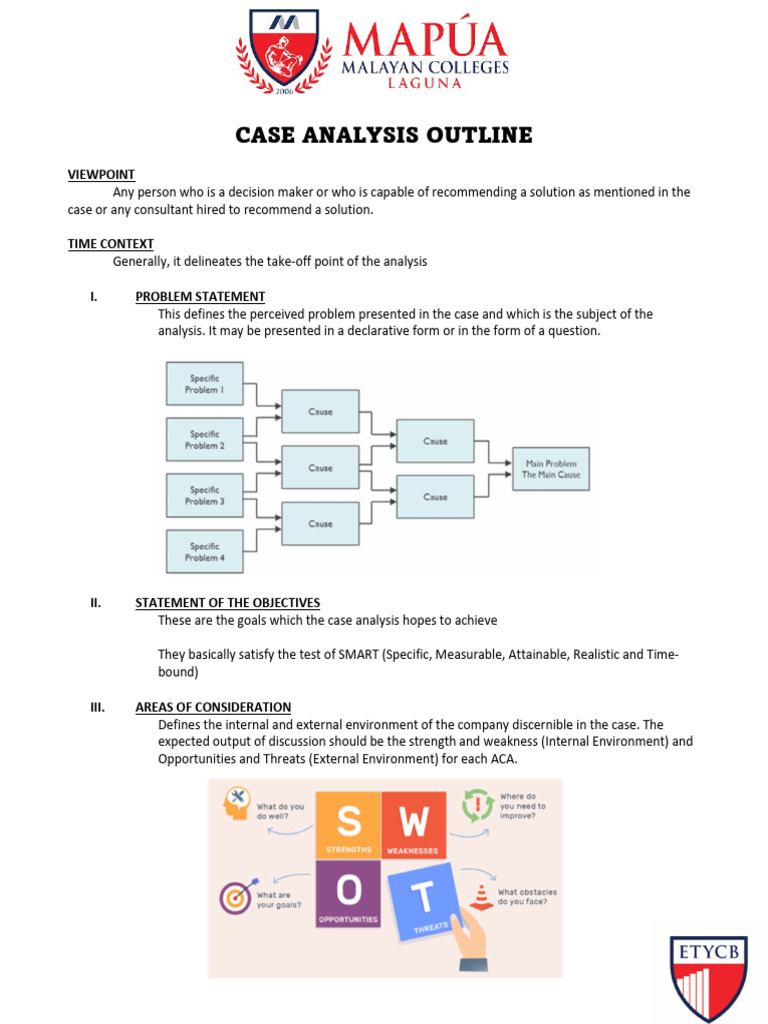 Case Analysis Outline | PDF