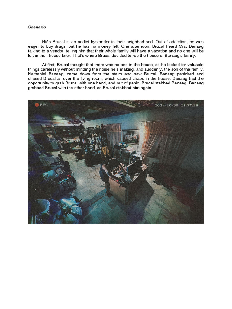 Scenario With Spot Progress and Final Report CDI | PDF | Police | Arrest