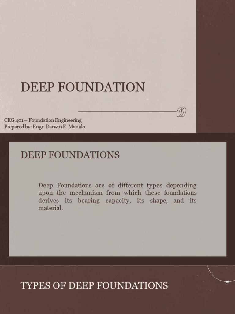 Foundation Finals | PDF | Deep Foundation | Structural Engineering