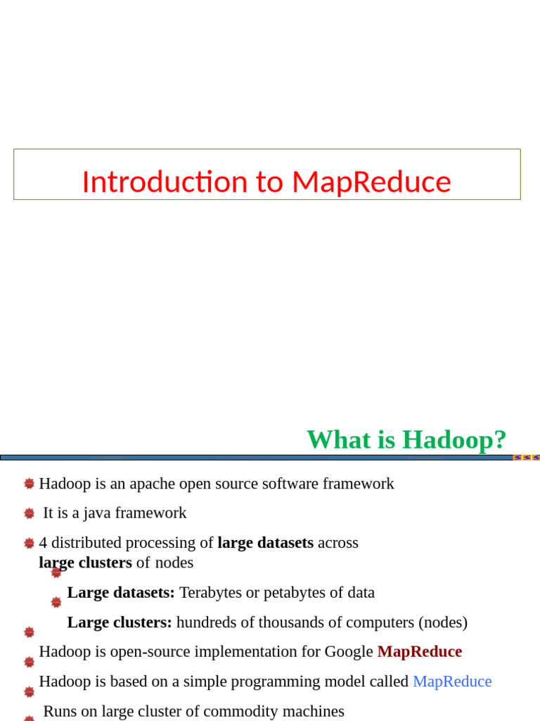 1 MapReduce introduction with example | PDF | Apache Hadoop | Map Reduce