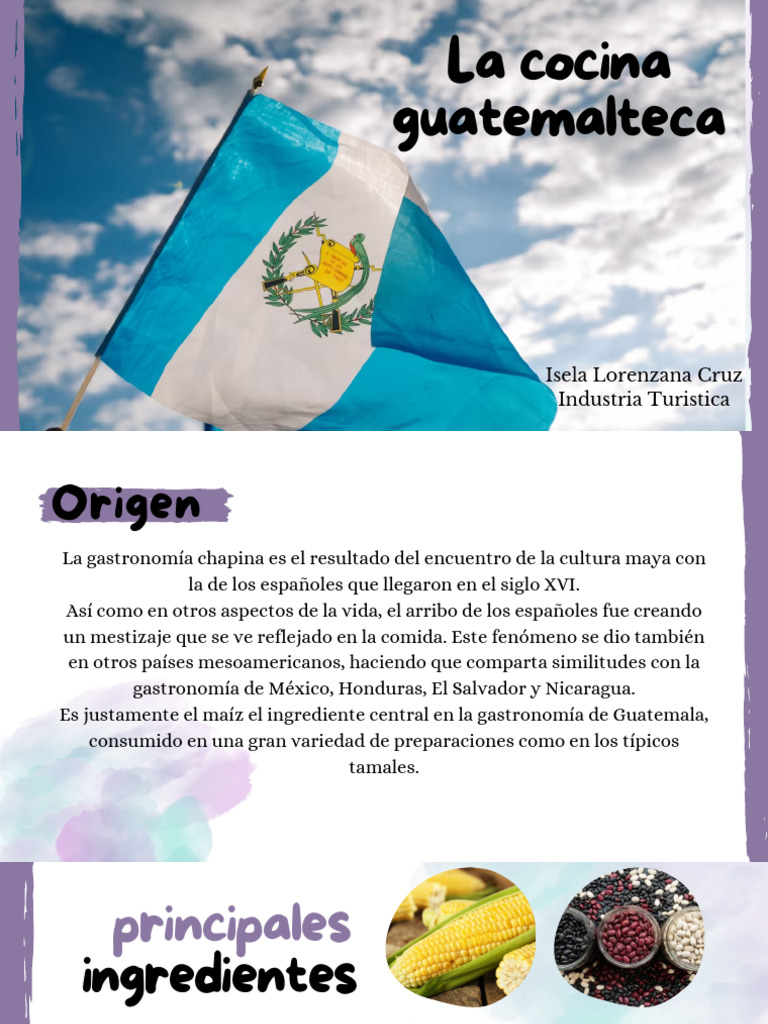 Cocina Tradicional de Guatemala | PDF