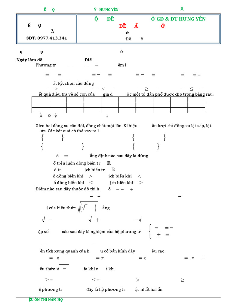 1 - De Chot 01 Nam 2025 de-đã Gộp | PDF