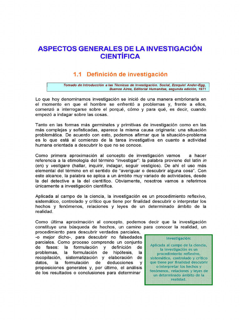 Aspectos Generales de Las Tecnicas | PDF