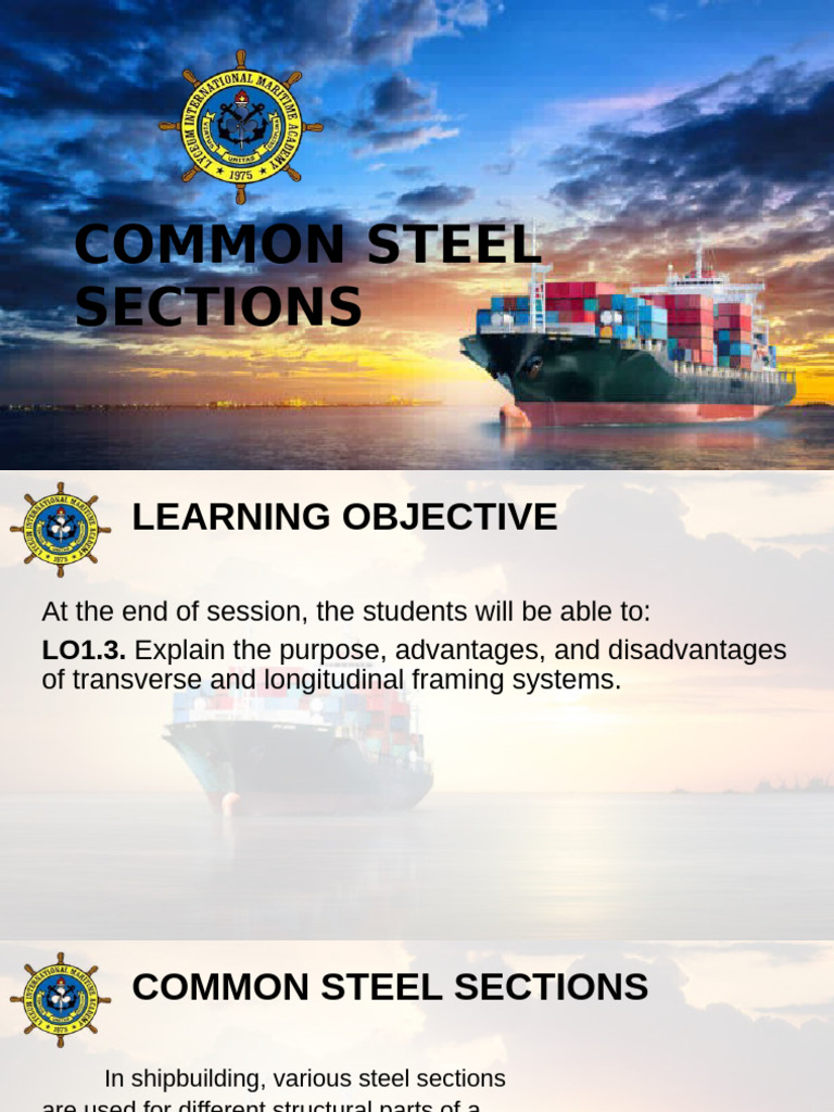 Common Steel Sections in Shipbuilding | PDF | Mechanical Engineering ...