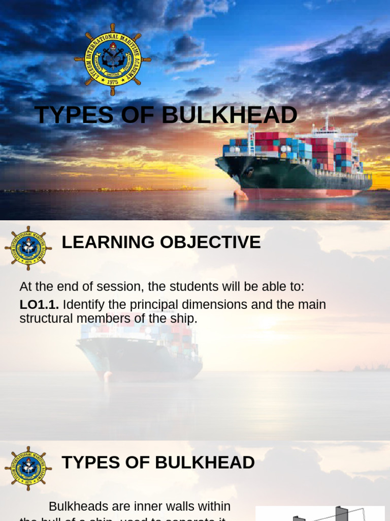 SP2. Types of Bulkheads | PDF | Ships | Shipping