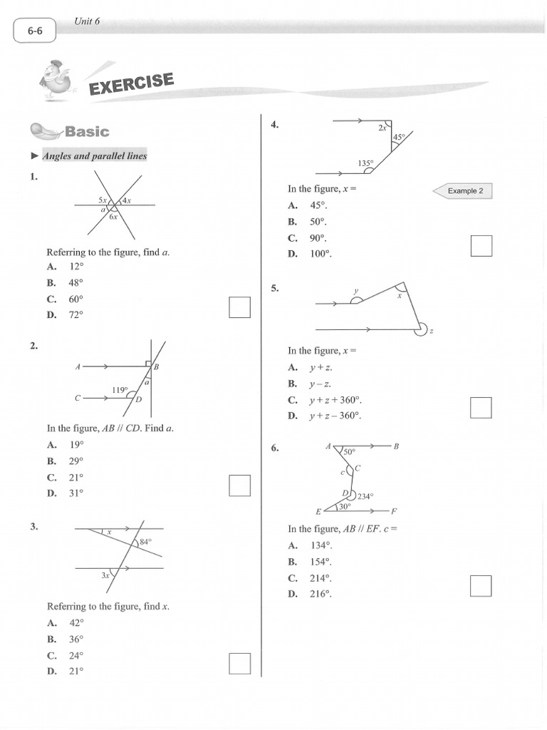 Deductive Geometry: Angle Calculations | PDF | Geometry | Classical ...