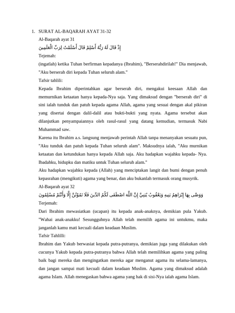 Tafsir Tarbawi Presen 2 | PDF