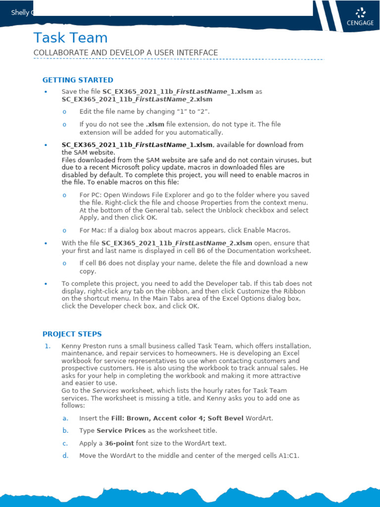 Instructions_SC_EX365_2021_11b | PDF | Microsoft Excel | Software