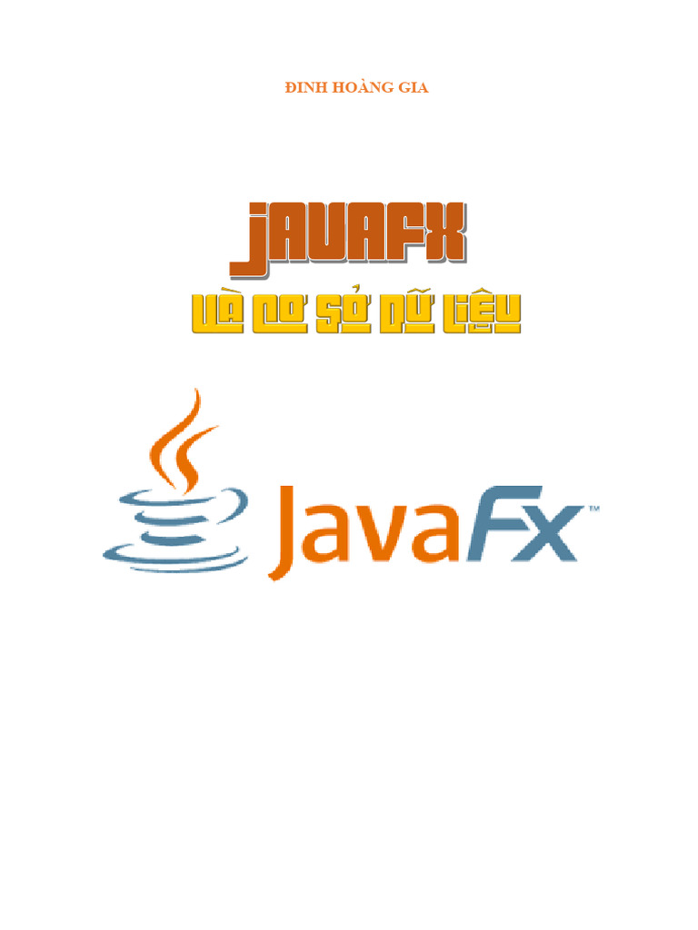 JAVAFX Và CSDL | PDF