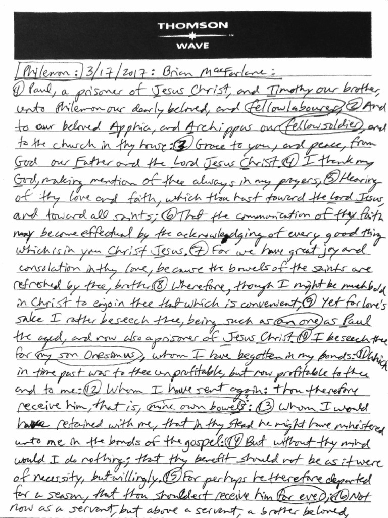 Philemon | PDF