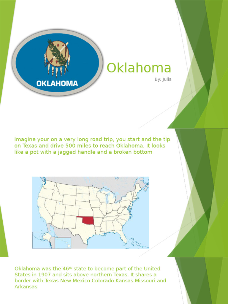 Discovering Oklahoma: Facts & History | PDF
