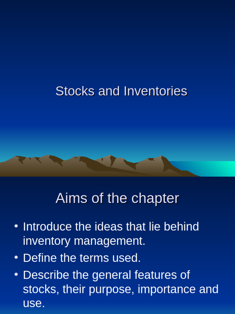 Inventory Management Essentials Guide | PDF | Supply Chain | Textiles