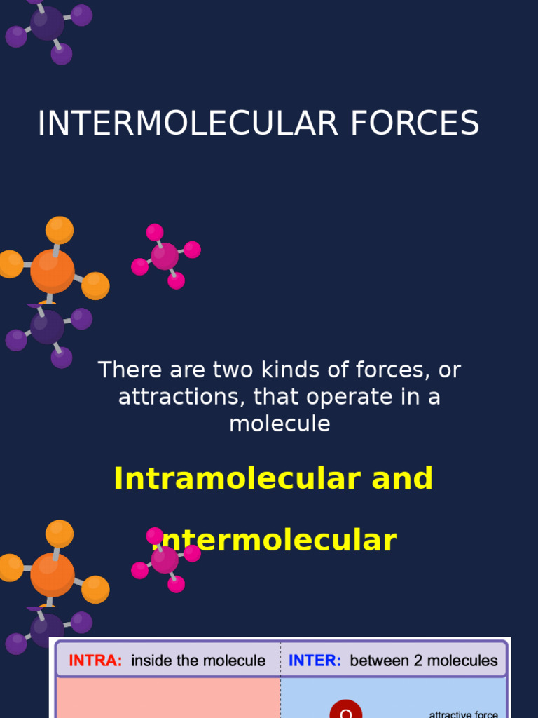 Lesson 5 Intermolecular Forces | PDF | Intermolecular Force | Chemical ...