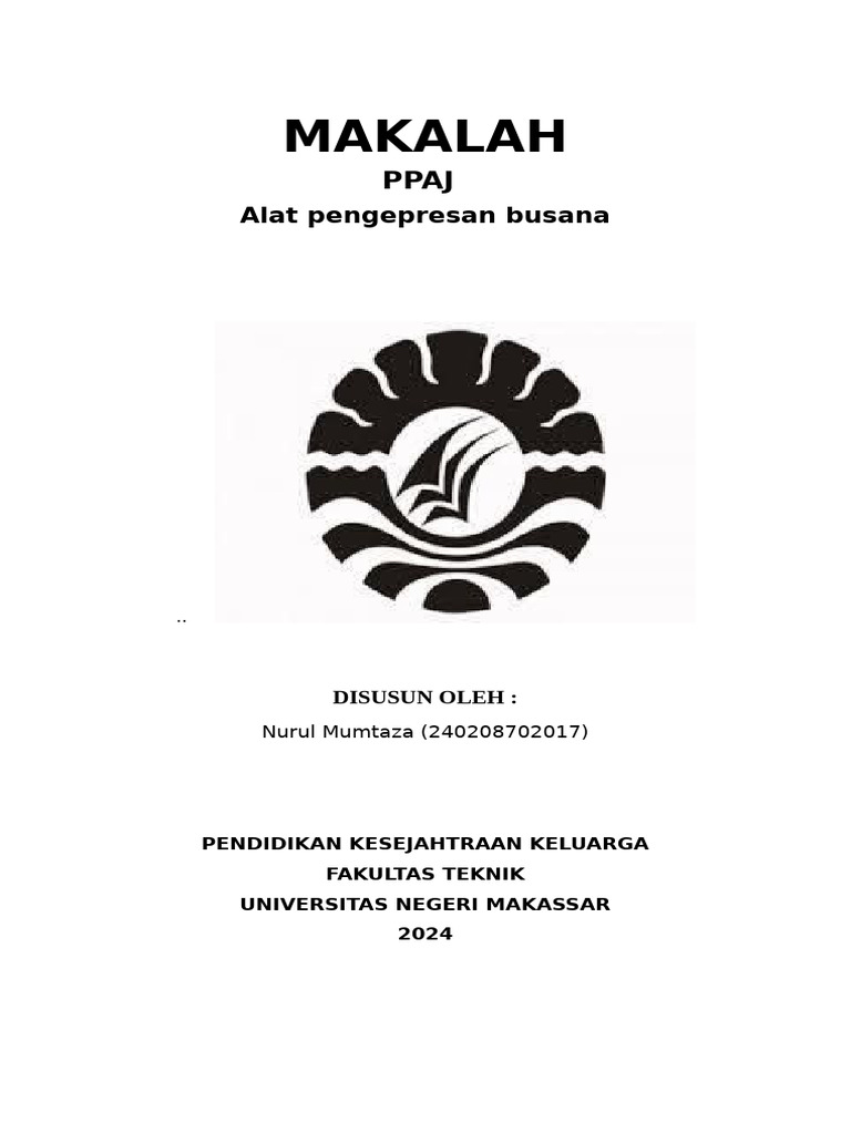 MAKALAH PPAJ Nurul mumtaza 240208702017 | PDF