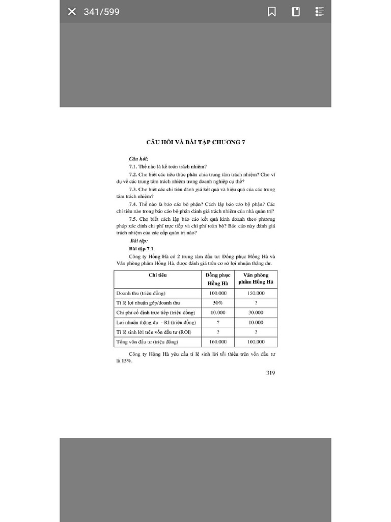 CHƯƠNG 6 KTQT - Organized | PDF