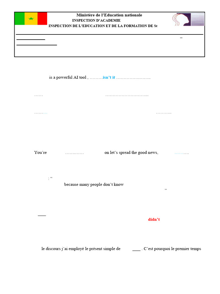 Exercise Correction | PDF