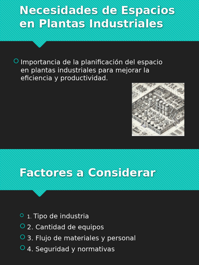 Necesidades de Espacios en Plantas | PDF