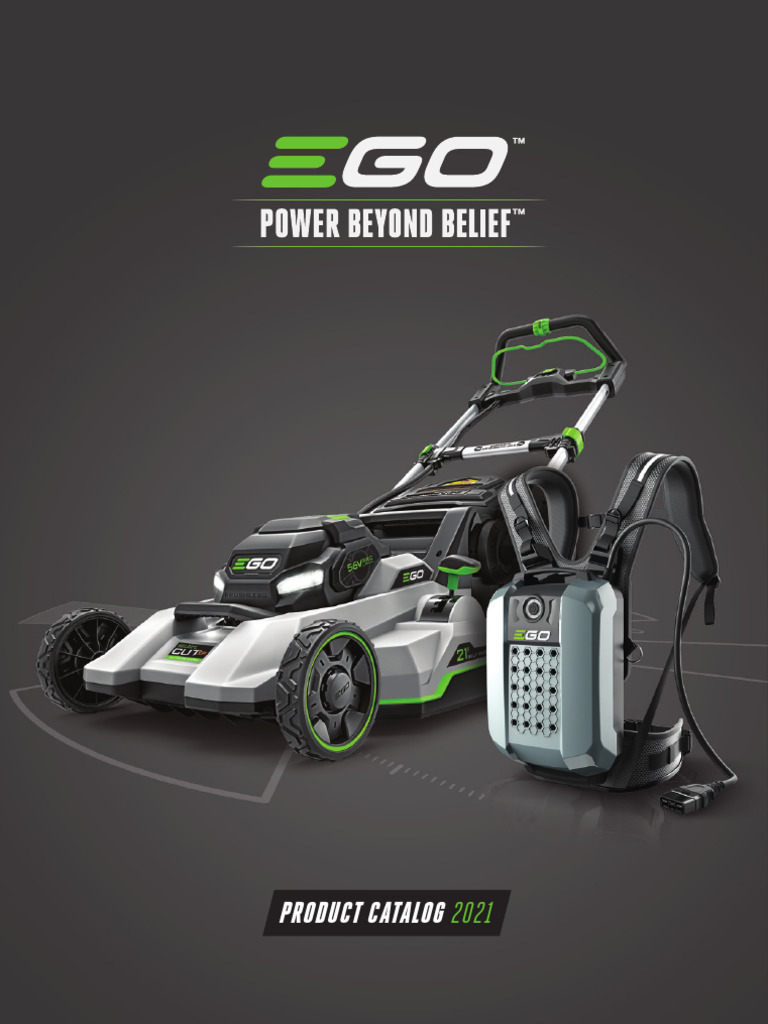 21 0204 EGO 2021-Product-Catalog LN | PDF | Battery Charger | Lawn Mower