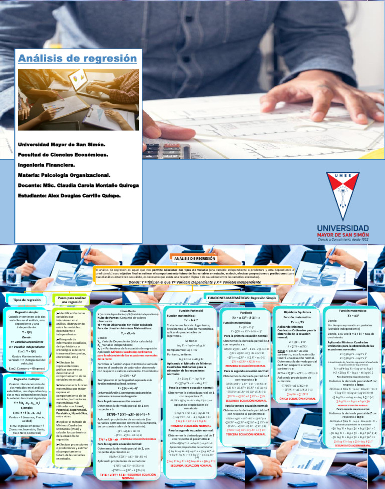 MC de Análisis de Regresión Por Carrillo Quispe Alex Douglas | PDF | Análisis de regresión ...