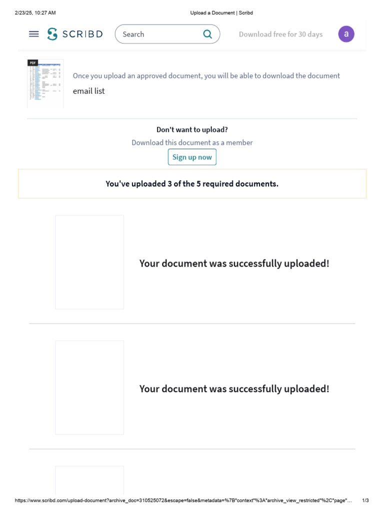 Upload A Document - Scribd | PDF | Scribd | Software