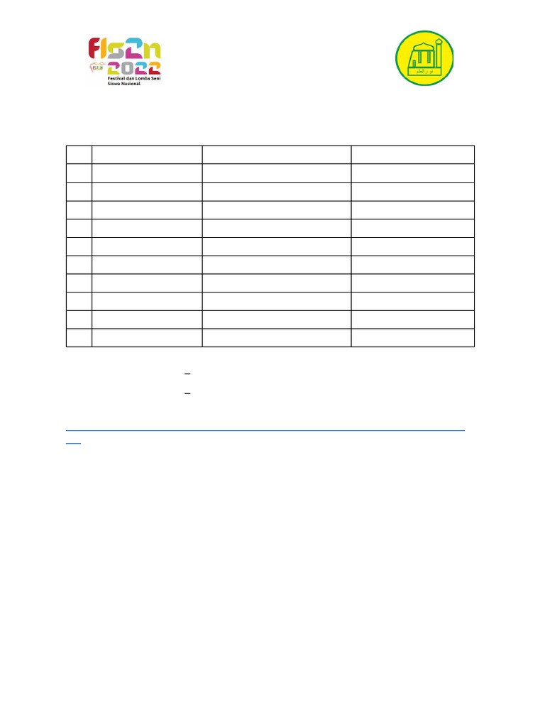 Seleksi FLS2N Tahun 2022 | PDF