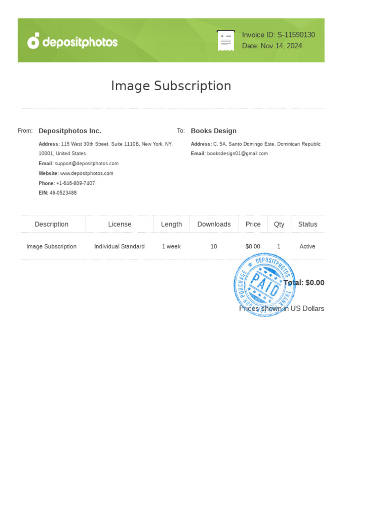 Image Subscription: Depositphotos Inc. Books Design | PDF