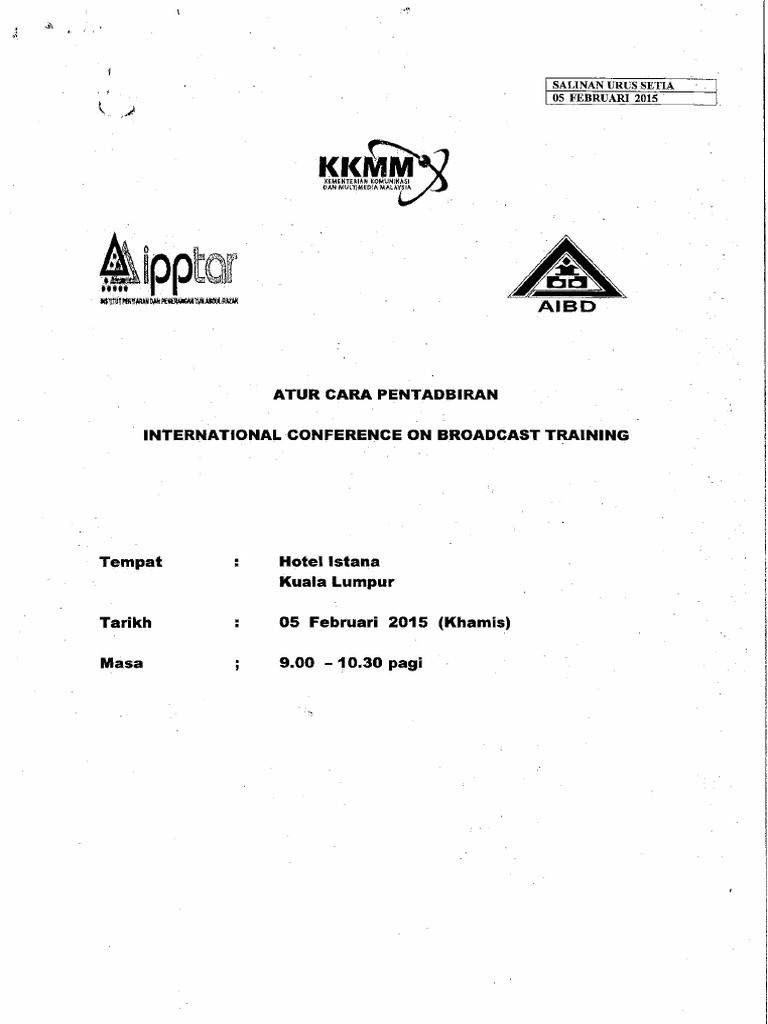 2.contoh Aturcara Pentadbiran | PDF