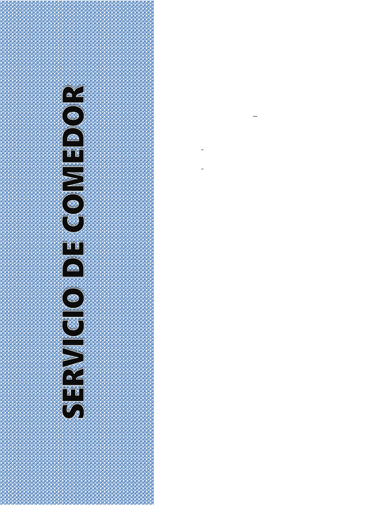 Gestión de Servicios de Comedor | PDF | Calidad (comercial) | Alimentos