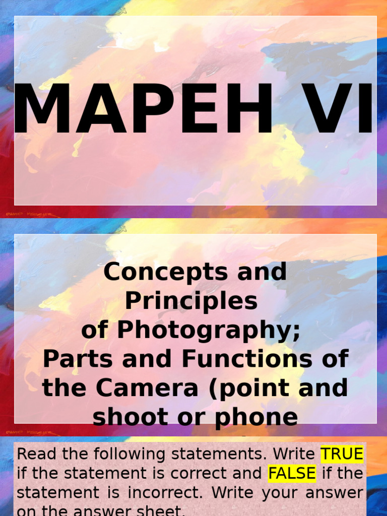 PHOTOGRAPHY | PDF | Camera | Composition (Visual Arts)