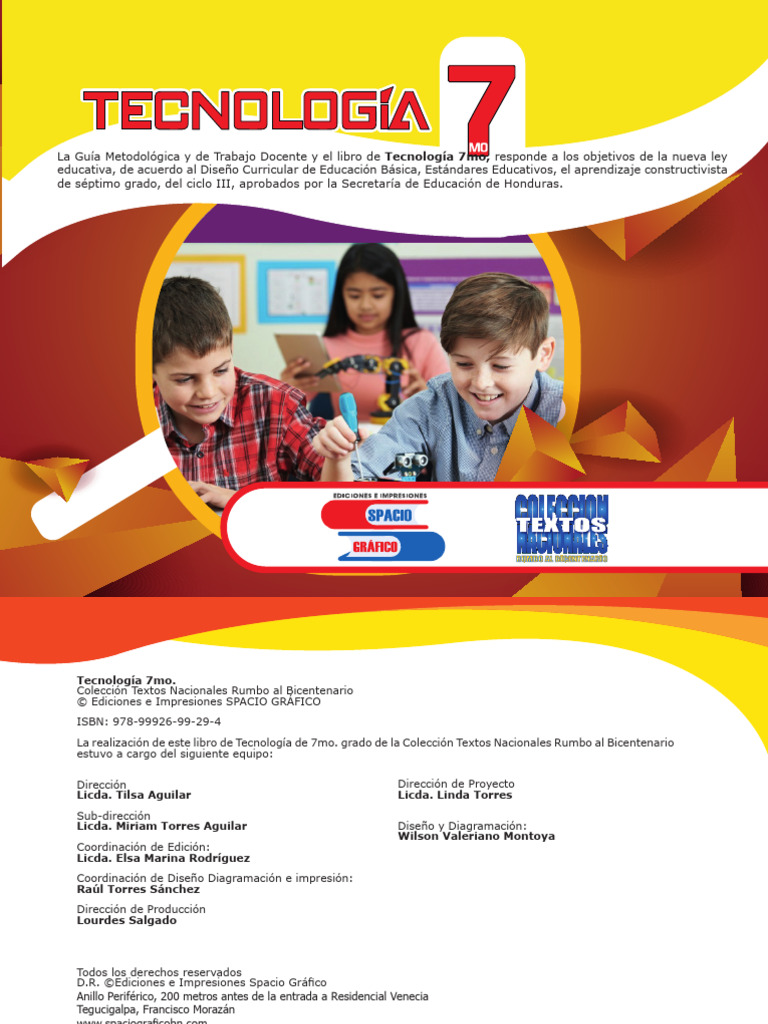 Tecnologia 7MO V2 | PDF | Enseñando | Evaluación