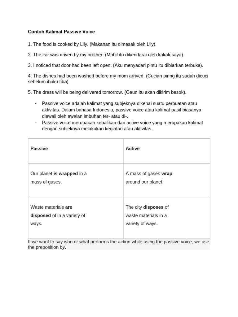 passive | PDF | Languages | Foreign Language Studies