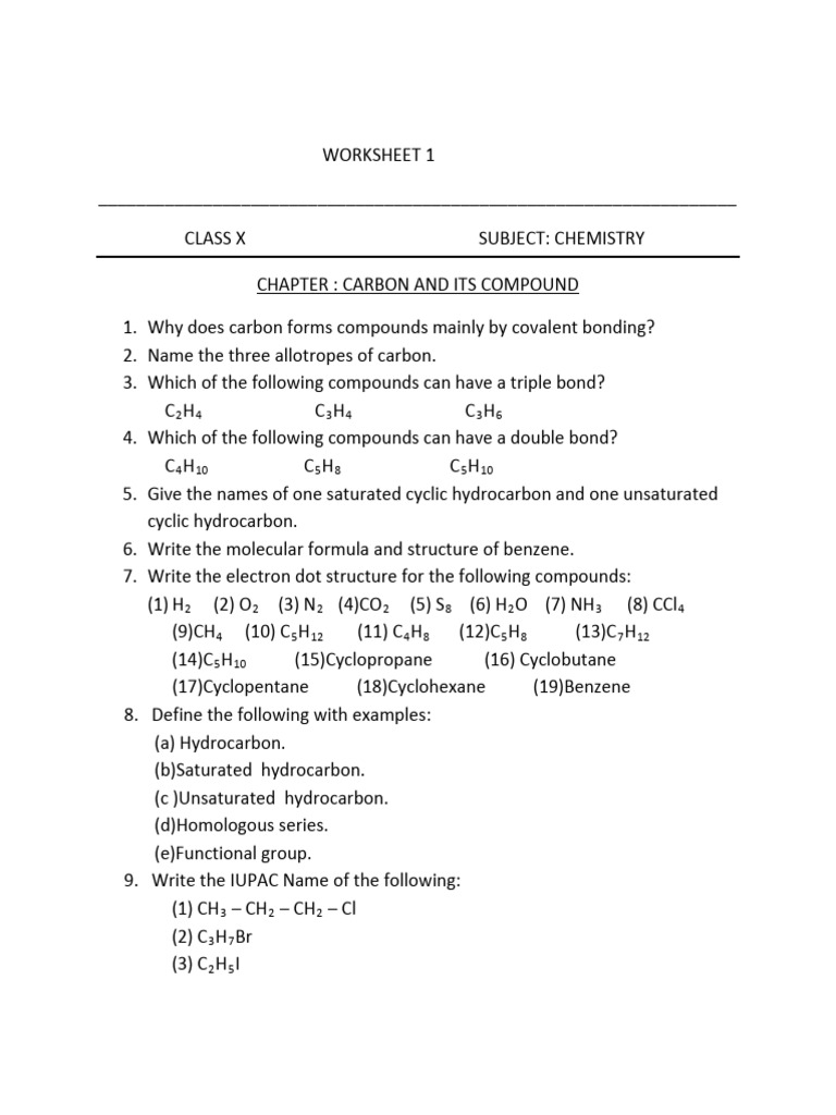 Worksheet Ch4 | PDF