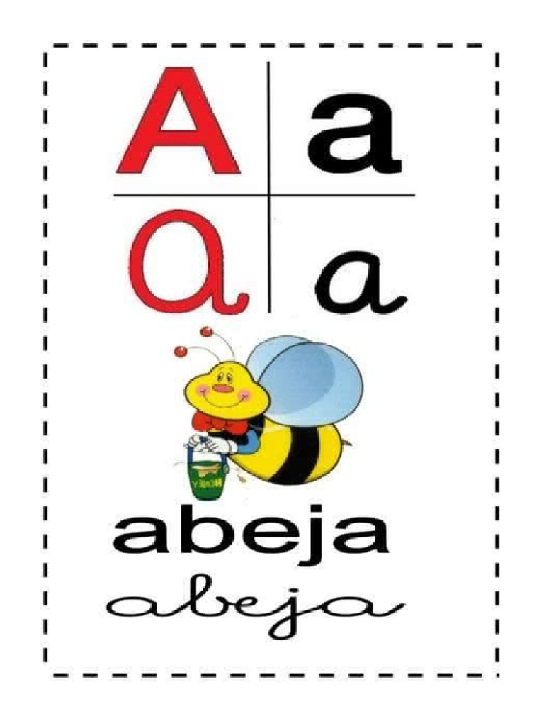 Abecedario en Letra Carta | PDF