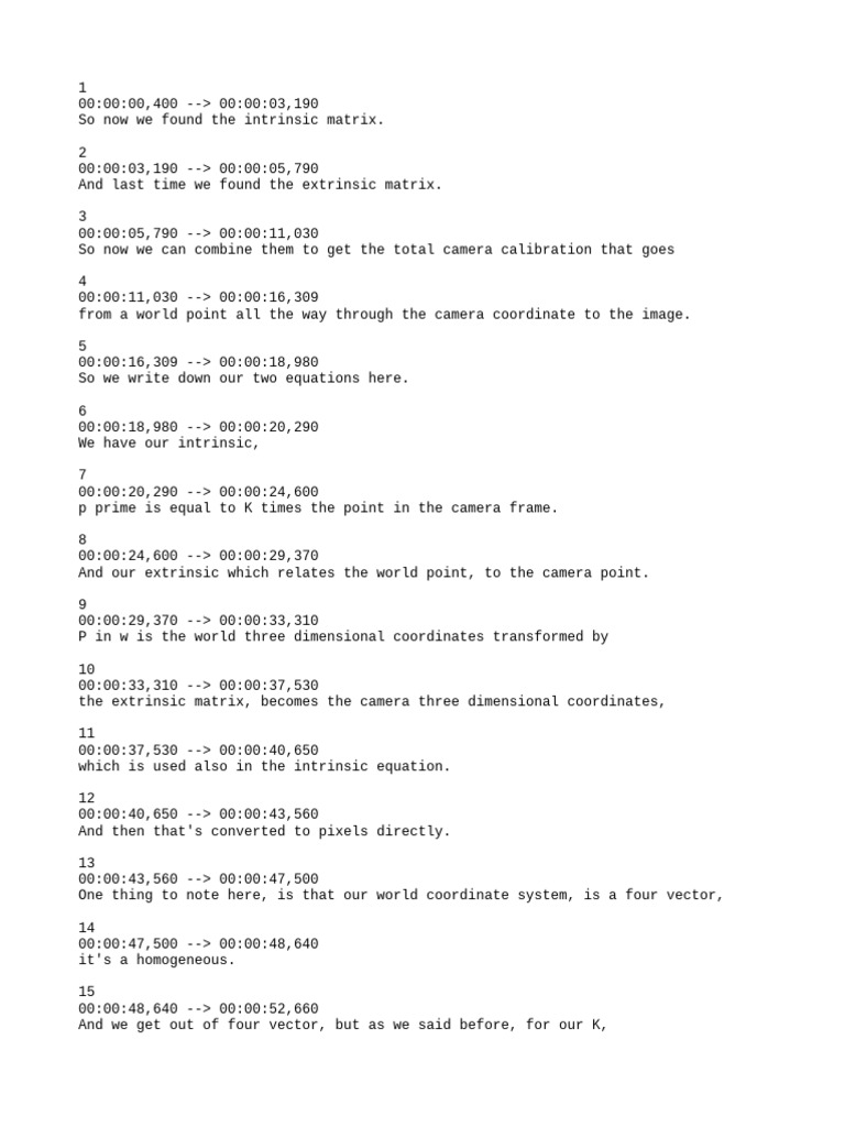 363 Combining Extrinsic And Intrinsic Calibration Parameters Pdf