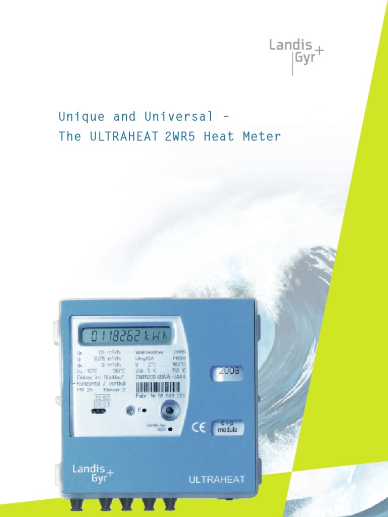 Ultra Heat 2WR5 Prospekt - GB | PDF | Flow Measurement | Heat