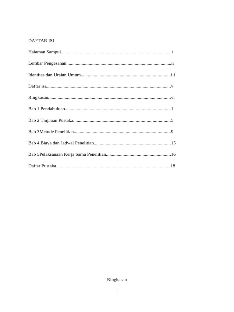 Contoh Proposal-1 | PDF