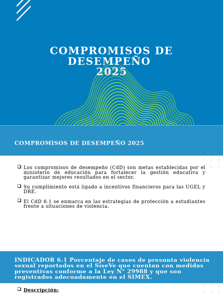 Compromisos De Desempeño Expo Lunes 17 Pdf Violencia Justicia