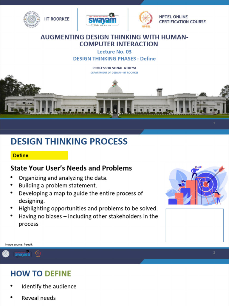 Lecture 3 - Design Thinking Phases - Define & Develop | PDF | Design ...