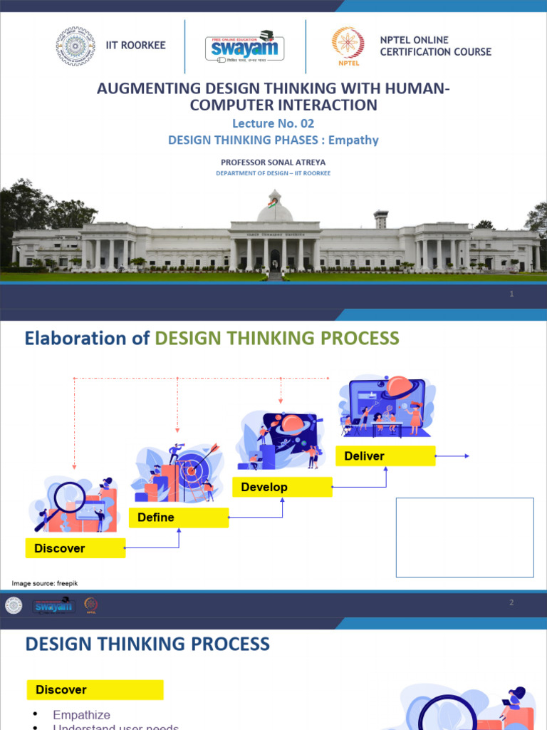 Lecture 2 - Design Thinking Phases - Empathy | PDF